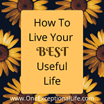 Tips And Ideas For How To Live Your Best Useful Life This Year.